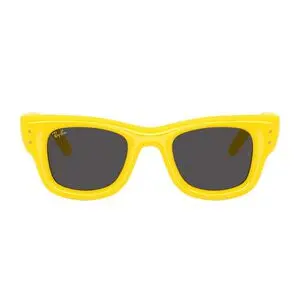 RAY BAN Ray-ban Wayfarer Puffer Sunglasses - Yellow