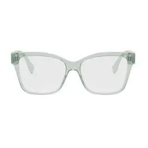 Fendi Ff Diamonds Butterfly Acetate Eyeglasses - Green