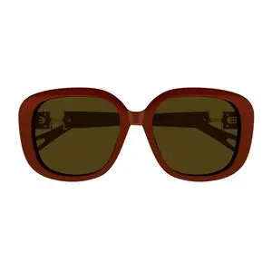 Chloé Rectangular Sunglasses - Bordeaux