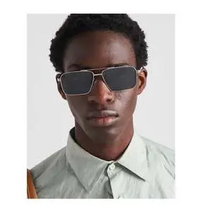 Prada Rectangular Polarized Sunglasses