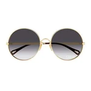 Chloé Round Frame Sunglasses - Gold