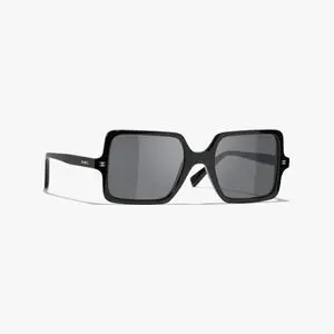 Chanel Square Sunglasses - Black