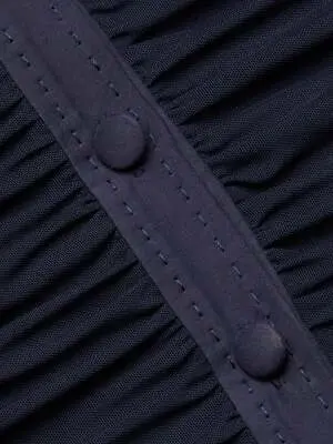 L'Agence Isola Mesh Blouse - Midnight