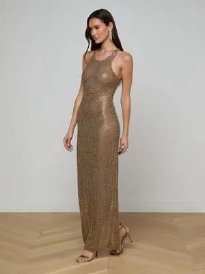 L'Agence Paula Embellished Gown