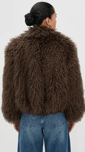 Astr The Label Kamrath Faux Fur Jacket