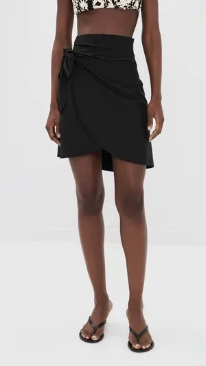 Hunza G Short Sarong - Black