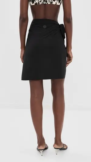 Hunza G Short Sarong - Black