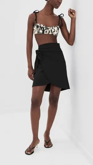 Hunza G Short Sarong - Black