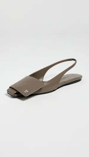 COURREGES Fold Slingbacks
