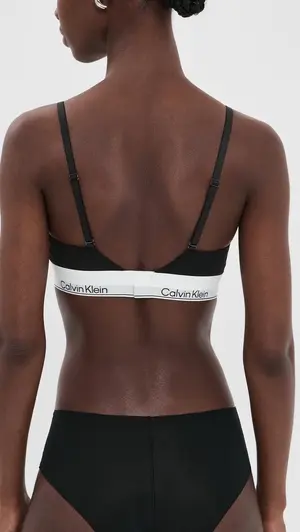 Calvin Klein Icon Cotton Lightly Lined Triangle Bralette