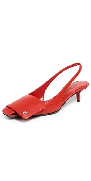 Courreges Kitten Heel Pumps