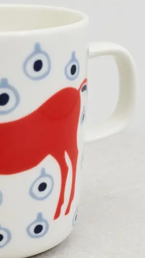 Marimekko Oiva Musta Tamma Mug