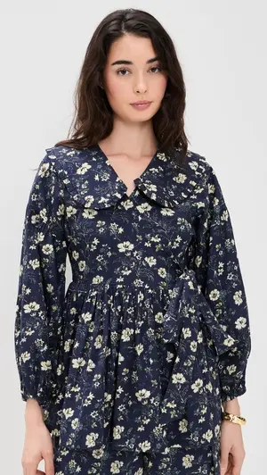 LA MAREGOLD Camila Floral Print Blouse