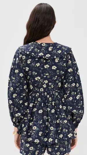 LA MAREGOLD Camila Floral Print Blouse
