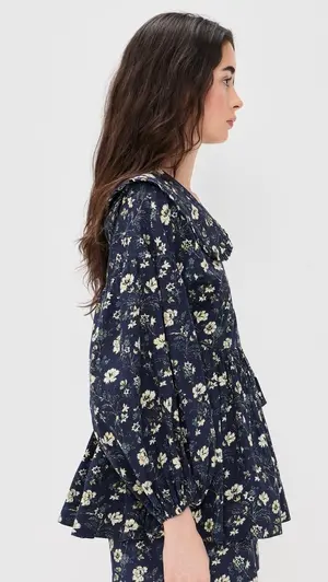 LA MAREGOLD Camila Floral Print Blouse