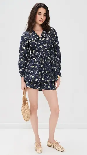 LA MAREGOLD Camila Floral Print Blouse