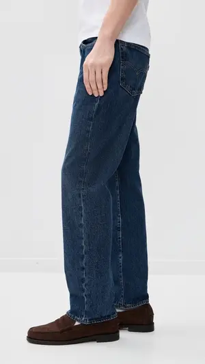 LEVI'S 555 Relaxed Straight Jeans - Check The Score