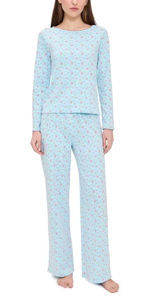 Morgan Lane Brunch Cozy Pajama Set - French Blue