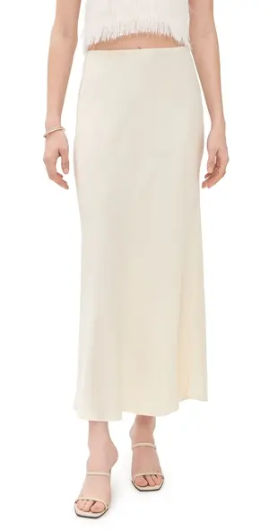 Bec & Bridge Silk Bias Maxi Skirt