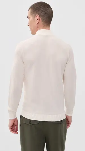 Fedeli Favonio Cotton Quarter Zip Pullover