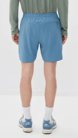Beyond Yoga Pivotal 2.0 7" Lined Shorts - Harbor Blue