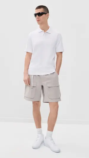 Reigning Champ Solotex Mesh Tiebreak Standard Polo