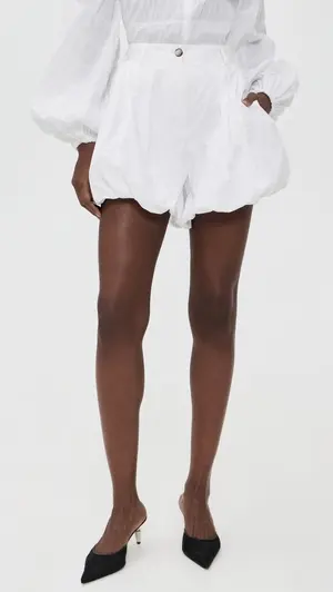 THE LATEST Dafne Poplin Fermo Shorts
