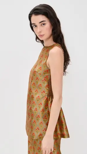 LA MAREGOLD Floral Print Top