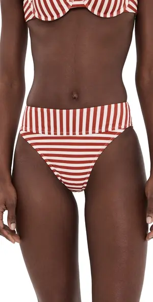 BANANHOT Chess Striped Bottoms - Russet Stripes