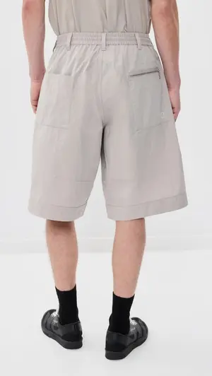 Y3 Cargo Shorts With Drawstring Waist