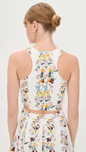 AZLEE Lina Floral Print Top