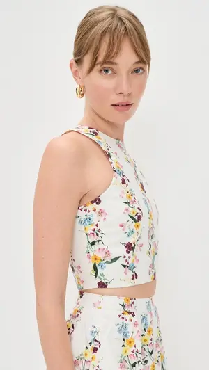 AZLEE Lina Floral Print Top