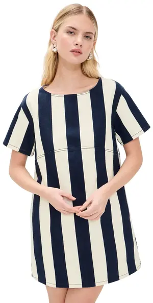 SIMONMILLER Sahara Stripe Mini Dress