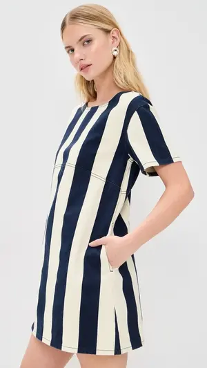 SIMONMILLER Sahara Stripe Mini Dress
