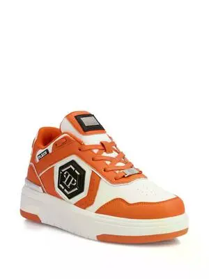 Philipp Plein Sk8r Logo Low-top Sneakers - Orange