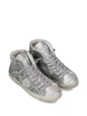 Philippe Model Prsx High Top Sneakers - Grey