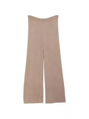 N.peal Knitted Wide-leg Trousers