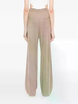 N.peal Knitted Wide-leg Trousers