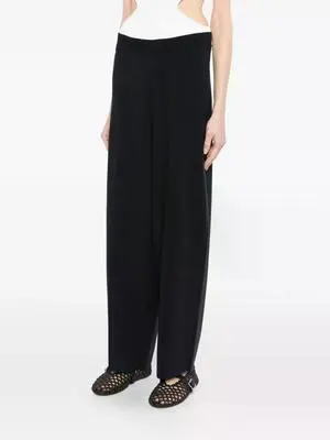 N.peal Barrel Leg Knitted Trousers