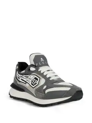 Philipp Plein Logo Patch Runner Sneakers