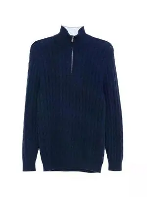 N.peal Albemarle Sweater - Blue