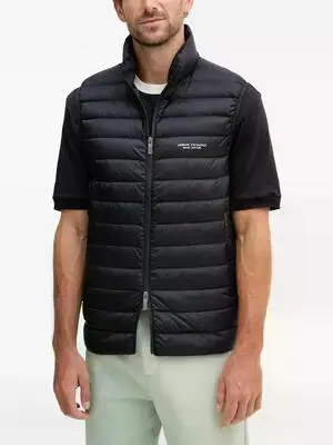 Armani Exchange Zip Up Vests For Men