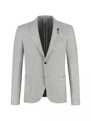 LARDINI Single-breasted Blazer - Grey