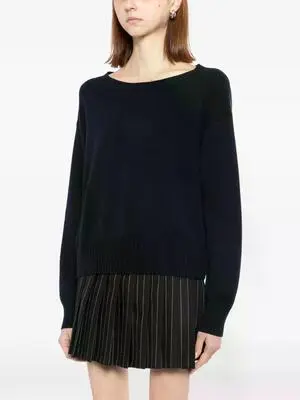 N.peal Boat Neck Crop Knitwear