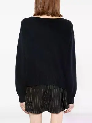 N.peal Boat Neck Crop Knitwear