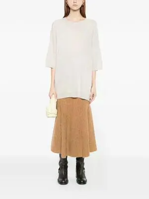 N.peal Knit Short-sleeve Top