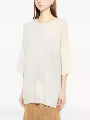 N.peal Knit Short-sleeve Top