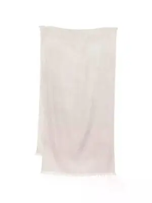 N.peal Fringed Scarf - Grey
