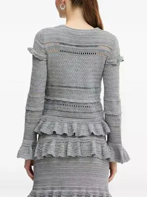 Luisa Spagnoli Martesana Ruffled Sweater