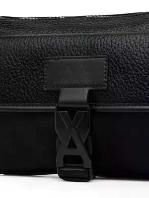 Armani Exchange Logo-buckle Messenger Bag